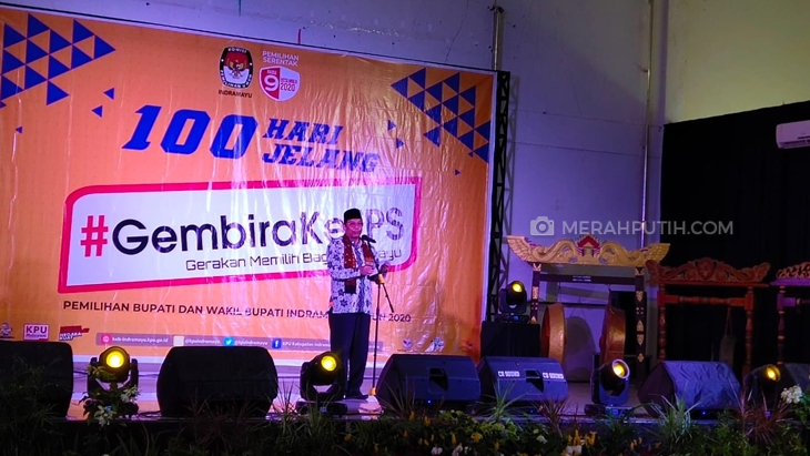 100 Hari Jelang Pilkada Indramayu Launching Maskot dan Tagline # ...
