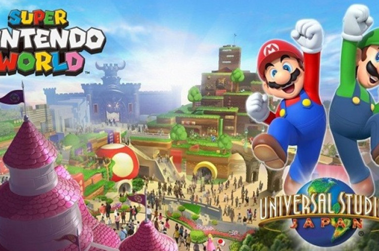 Bermain Bersama Mario Bros di Super Nintendo World Universal Studio ...