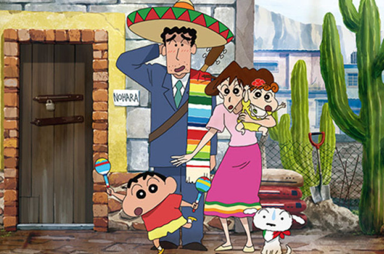 Crayon Shin-Chan: My Moving Story! Cactus Large Attack!, Petualangan ...