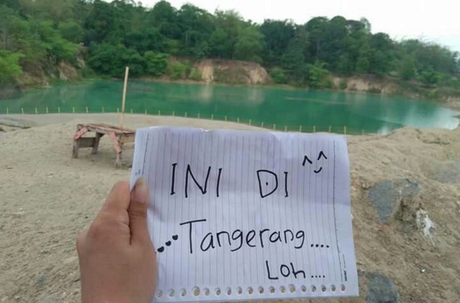 Telaga Biru Cigaru, Surga Wisata di Tangerang yang Tersembunyi - MerahPutih