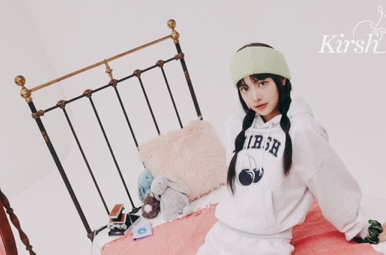 Eunchae Le Sserafim Jadi Brand Model Terbaru KIRSH - MerahPutih