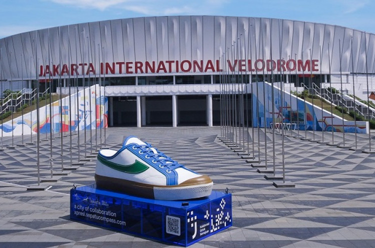 Instalasi Kolaborasi Sepatu Compass dengan BCA Hadir di Beberapa Titik ...