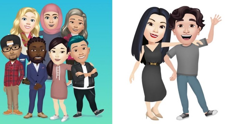 Facebook Rilis Avatar Mirip BitMoji Snapchat - MerahPutih
