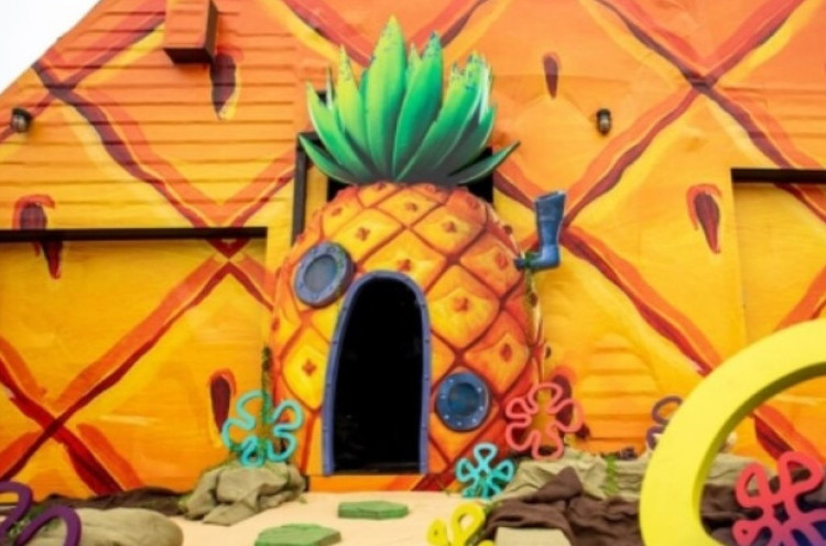 Rumah Nanas Spongebob Kini Ada di Dunia Nyata - MerahPutih