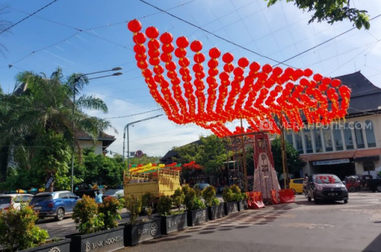 Ribuan Lampion di Pasar Gede Solo Jadi Destinasi Wisata Imlek - MerahPutih Ribuan Lampion di Pasar Gede Solo Jadi Destinasi Wisata Imlek - MerahPutih