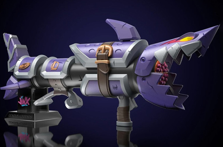 Senjata Fishbone milik Jinx Hadir di Arcane x Nerf - Merahputih.com