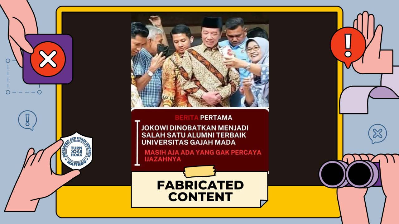 Jokowi Dinobatkan Jadi Alumni Terbaik UGM, Cek Faktanya! - MerahPutih
