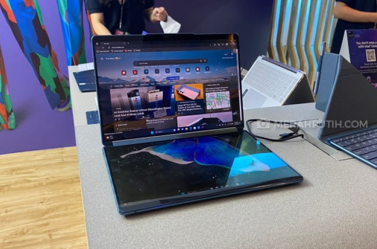 Lenovo Luncurkan Laptop 'Full' Layar, Tanpa Keyboard - MerahPutih