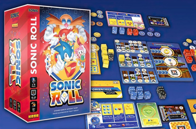 Sonic Roll, Board Game Sonic the Hedgehog dengan Kemasan Retro - MerahPutih