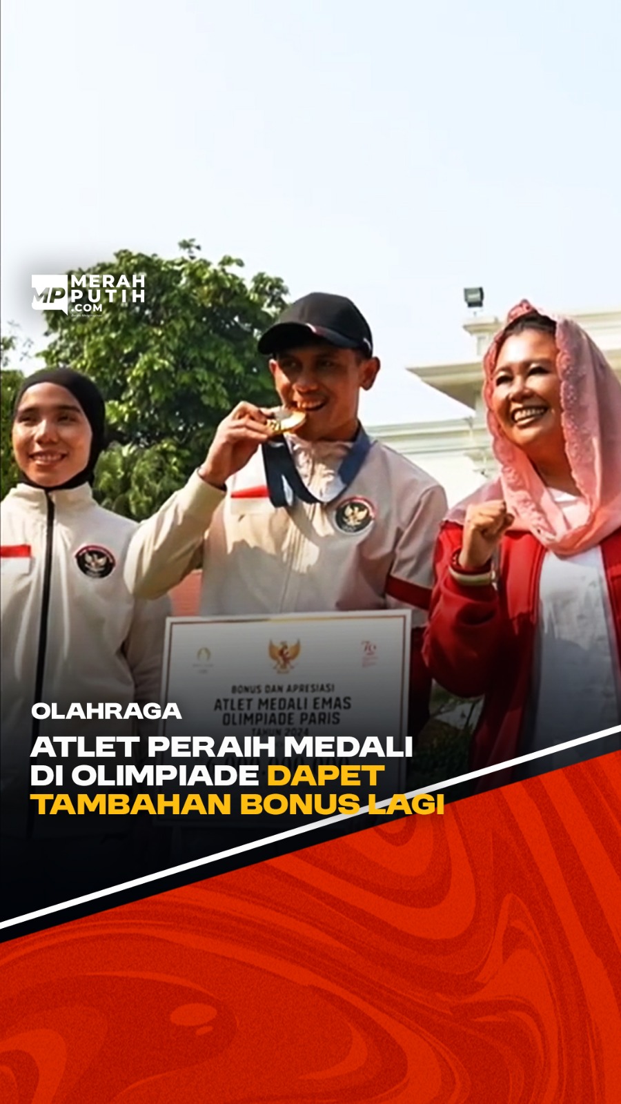 Atlet Peraih Medali di Olimpiade Dapet Tambahan Bonus Lagi - MerahPutih