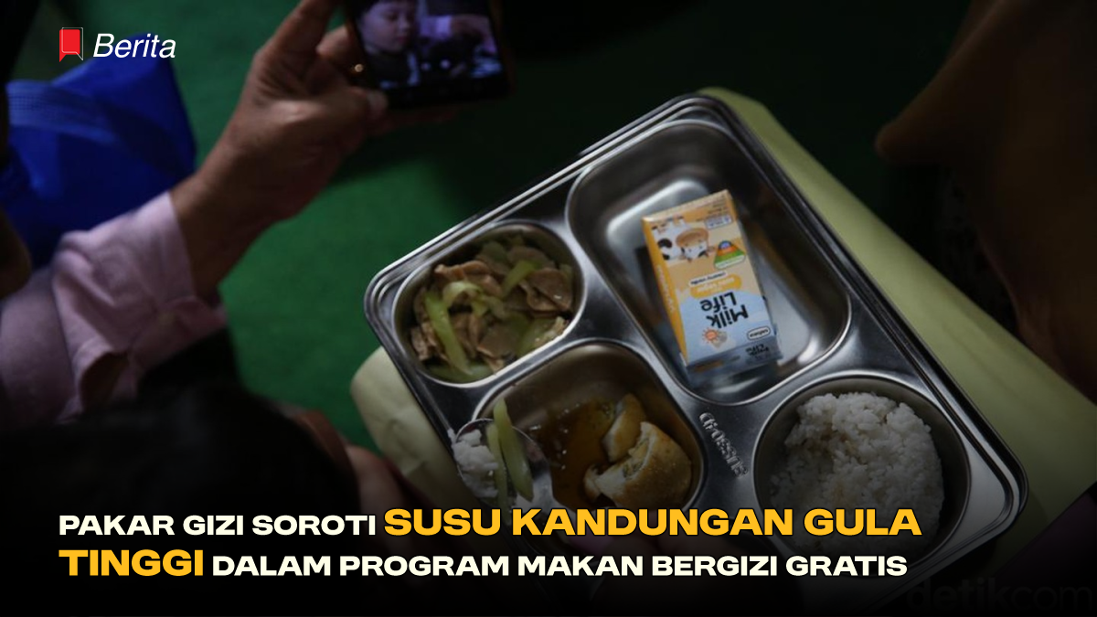 Pakar Gizi Soroti Susu Kandungan Gula Tinggi dalam Program Makan ... Pakar Gizi Soroti Susu Kandungan Gula Tinggi dalam Program Makan ...