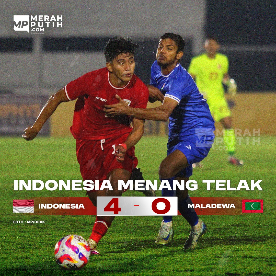 Timnas Indonesia U20 Menang Telak Atas Maladewa - MerahPutih