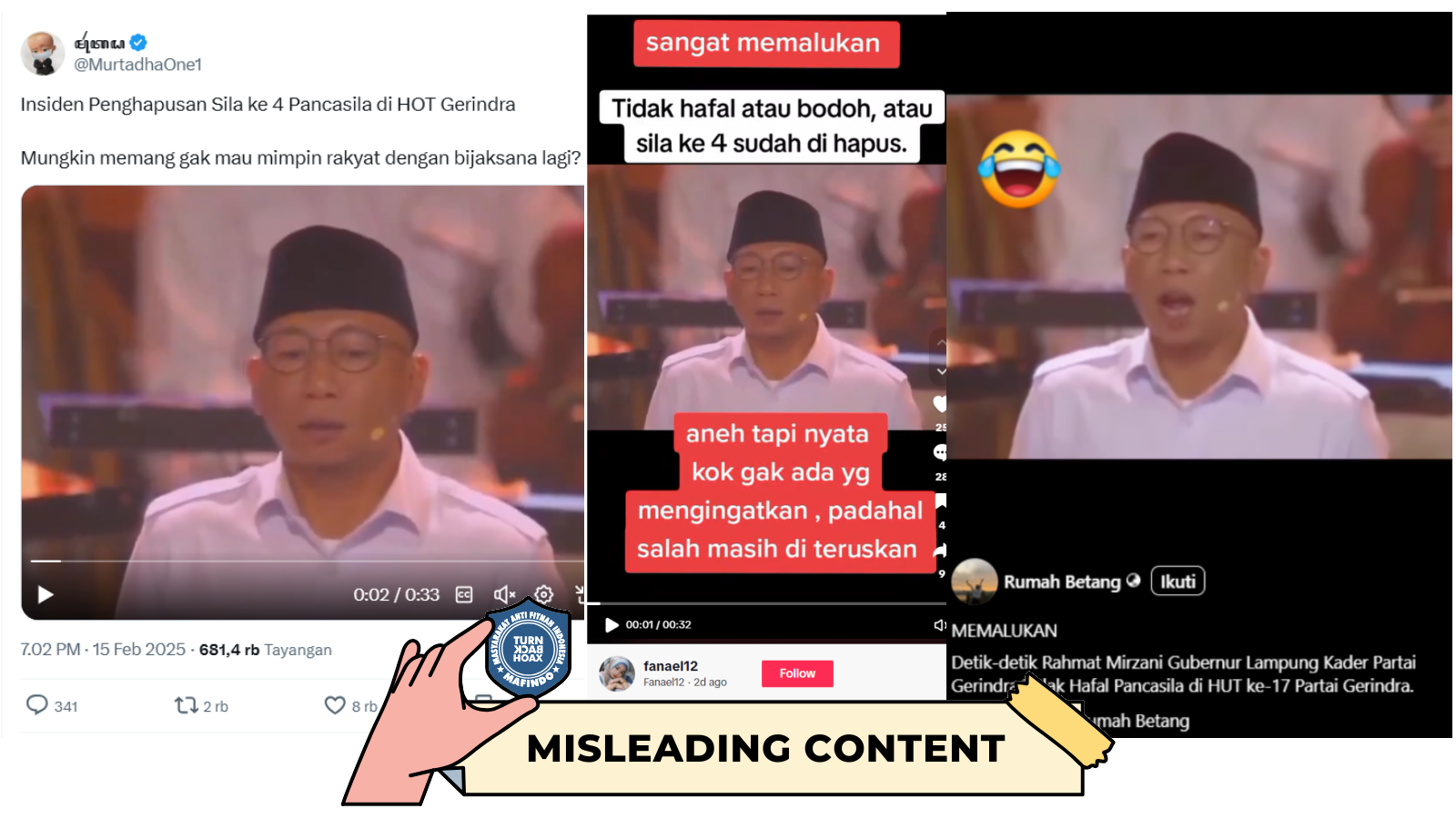 [HOAKS atau FAKTA] : Sila ke - 4 Pancasila Dihapuskan - MerahPutih