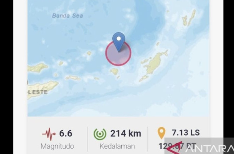 Gempa Magnitudo 6,6 Guncang Tanimbar Maluku, Tidak Berpotensi Tsunami - MerahPutih