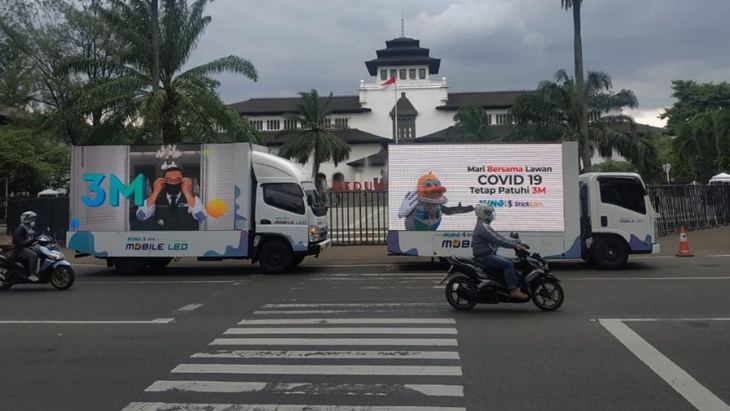 Tebar Kebaikan: Lawan COVID-19, Kampanye dengan Mobile LED Screen ...