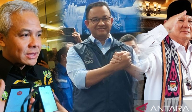 Hasil Survei Prabowo Paling Layak Gantikan Jokowi Ketimbang Ganjar